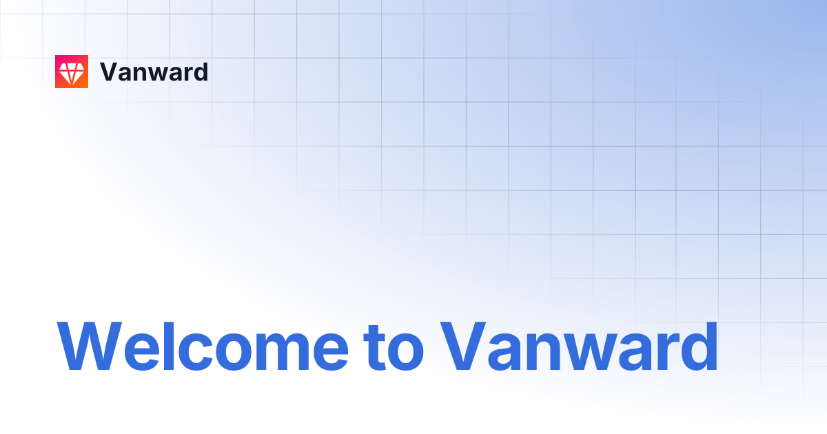 Welcome to Vanward | Vanward